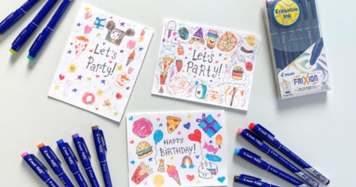Fun & Easy Homemade Cards with Erasable Markers | Pilot Pen Australia